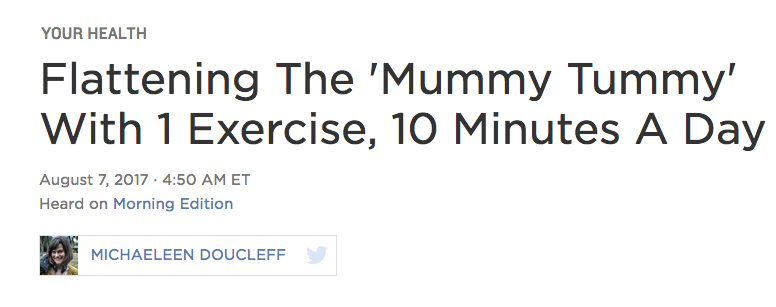 “Mummy tummy”