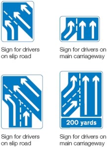 “Slip road/ramp”