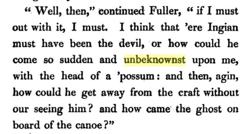 “Unbeknown(st)”