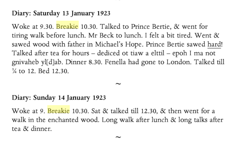 “Brekkie,” “Brekky”